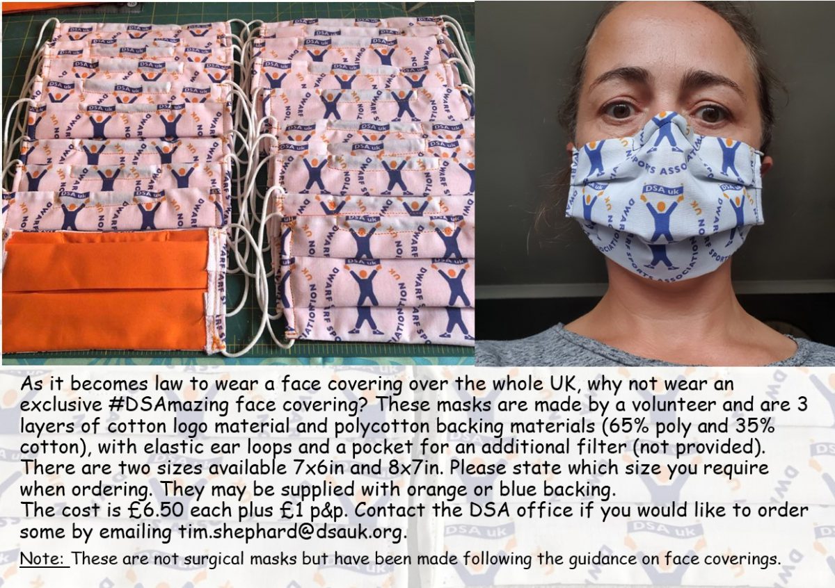 The DSAuk make face masks to beat Covid-19 - DSAuk